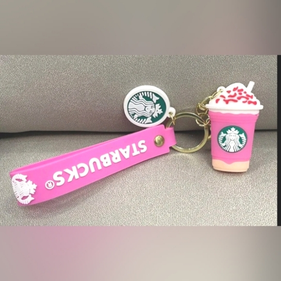 Starbucks | Other | Starbucks Keychain With Strap | Poshmark